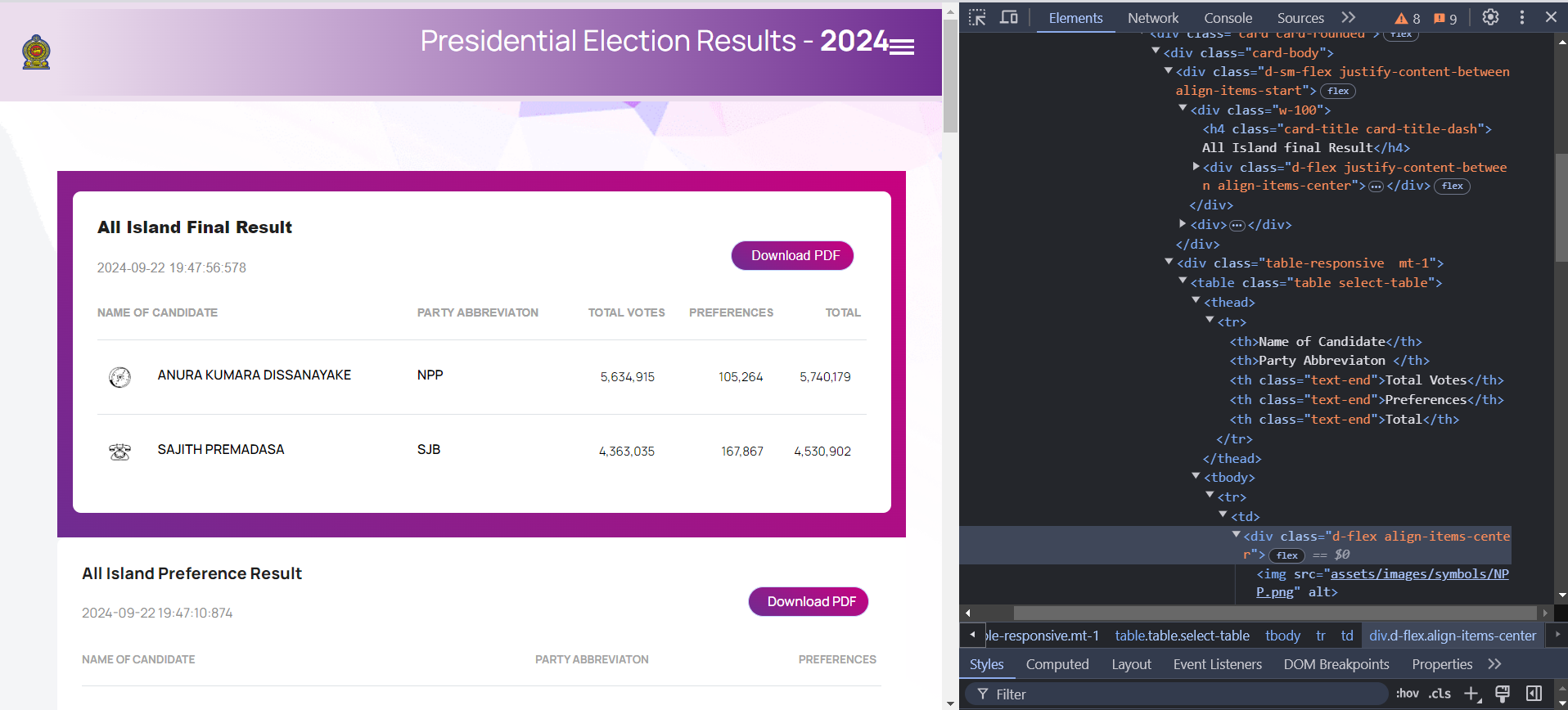 Build Scraper | Building Election Results Scraper